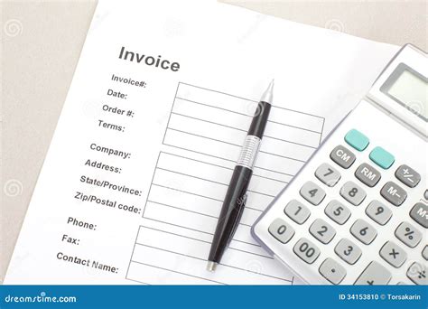 Free Invoice Invoice Background Texture Of White Paper Stock Photo Picture