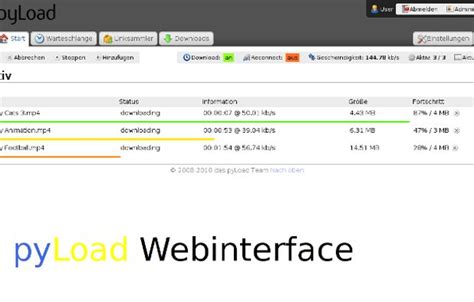 Pyload Free And Open Source Download Manager Written In Python And