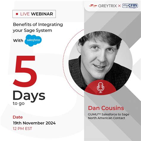 Greytrix On Linkedin Sageintegrations Salesforcewebinar 5daystogo