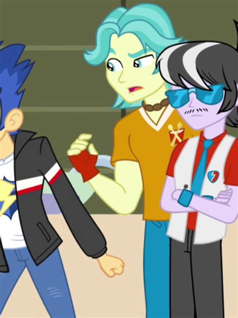 1104102 Safe Screencap Brawly Beats Flash Sentry Ringo