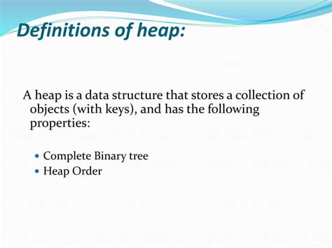 heap sort algorithm pptx