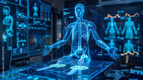 Advanced Medical Exam With Holographic Display Scans Entire Body
