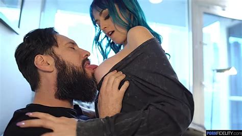 Blue Haired Girl Jewelz Blu Is Tied Up And Fucked By New Boyfriend