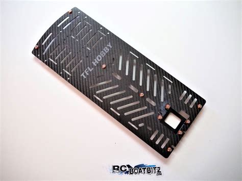 Battery ESC Tray With Servo Mount Carbon Fibre Extra Large 858B20 C RC Boat Bitz