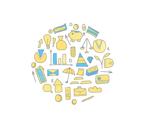 Premium Vector Set Of Finance Elements Vector Illustration