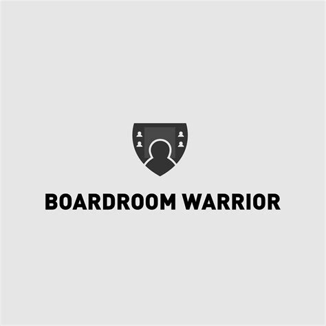 Serious Modern Communication Logo Design For Boardroom Warrior By