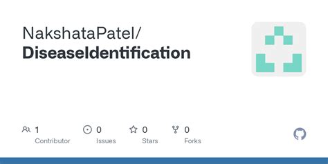GitHub NakshataPatel DiseaseIdentification