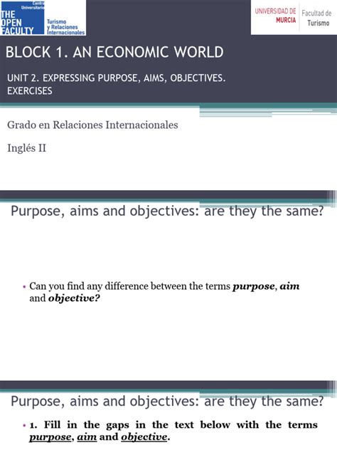 Block 1 Unit 2 Expressing Purpose Exercises Pdf