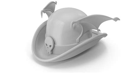 White Witch Cap 3d Envato Elements