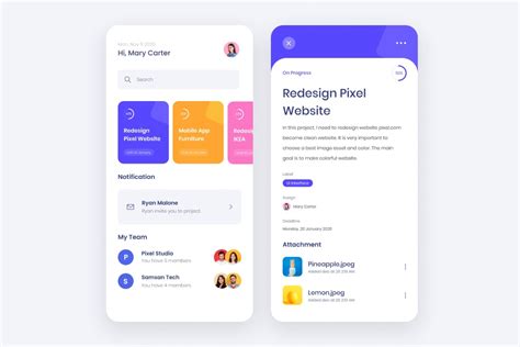 Hasil Karya Projek Ui Ux Task Management Belajar Design Dan Code Di Buildwithangga