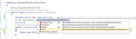 c asp core entity framework invalidoperationexception in