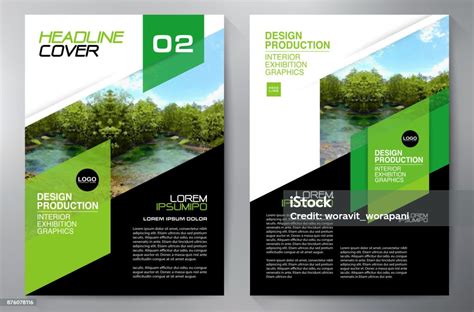 비즈니스 브로슈어입니다 플라이어 디자인입니다 전단지 A4 템플릿입니다 도 서 및 잡지 커버 연례 보고서 벡터 일러스트 레이 션 개념에 대한 스톡 벡터 아트 및 기타 이미지