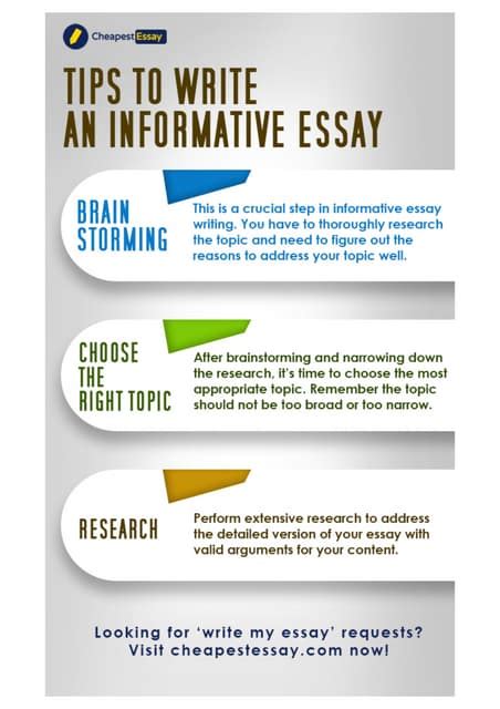 Tips To Write An Informative Essay Pdf