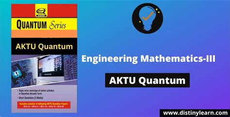 [b tech 2nd year] engineering mathematics iii aktu quantum pdf free