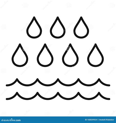 Flood Icon Vector Isolated On White Background Flood Sign 133796628