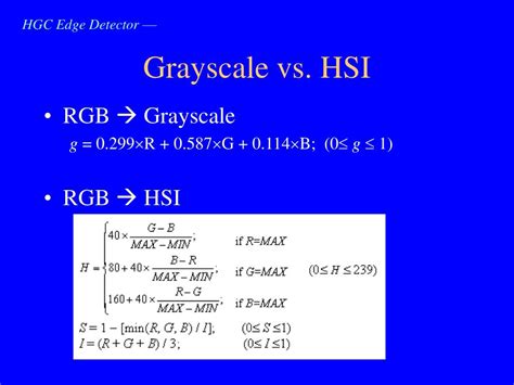 PPT Hue Grayscale Collaborating Edge Detection Edge Color Distribution Space PowerPoint
