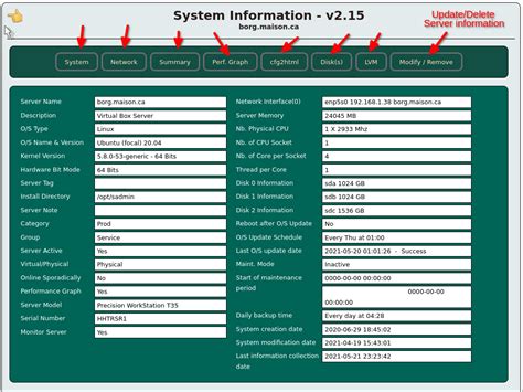 Sadm Create Sysinfo Sh SADMIN Linux System Administration Tools
