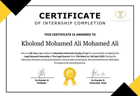 Kholoud Mohamed On Linkedin Im Thrilled To Share With You That I Completed My Legal Research