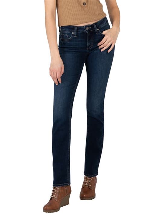 Womens Mid Rise Straight Leg Jeans Nordstrom