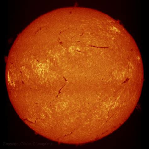 The Sun In Hα Using Christan Buils Solex Astrobin