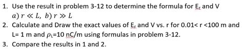Solved P 3 12 A Finite Line Charge Of Length L Carrying