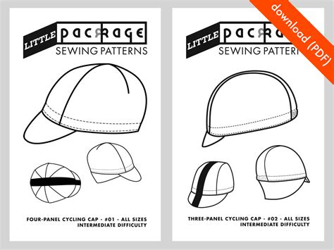 Cycling Cap Sewing Pattern Bundle Little Package