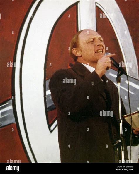 Labour Party Leader Neil Kinnock At A Cnd Campaign For Nuclear