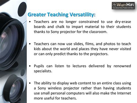 Ppt 3 Most Alluring Reasons For Using Classroom Projectors Watthi Fi Powerpoint Presentation