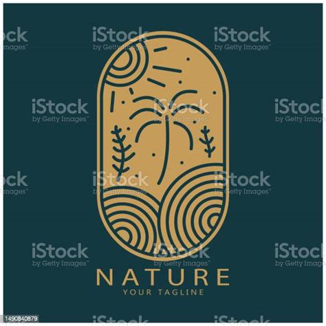 자연 벡터 로고입니다 나무 강 바다 산 비즈니스 엠블럼 여행 배지 생태 건강 0명에 대한 스톡 벡터 아트 및 기타 이미지 0명 개념 개념과 주제 Istock