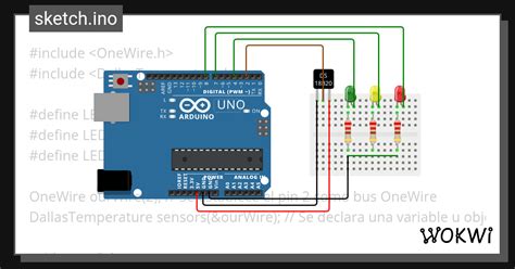 Ds18b20 Wokwi Esp32 Stm32 Arduino Simulator
