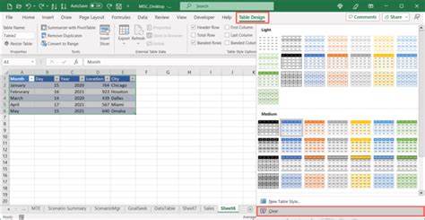 How To Delete Or Remove A Table In Microsoft Excel