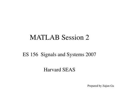 Ppt Matlab Session 2 Powerpoint Presentation Free Download Id1461158