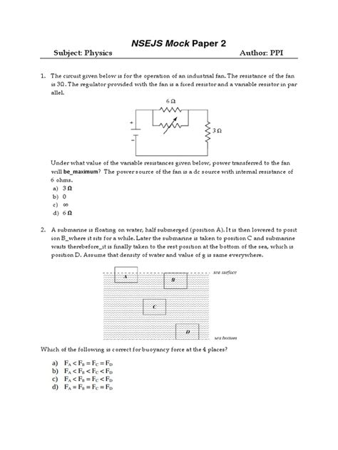 Nsejs Paper 2 Pdf