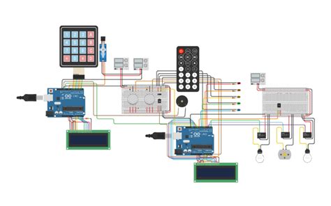 Circuit Design Smart Home System Tinkercad