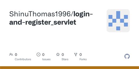 Github Shinuthomas Login And Register Servlet