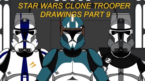 Drawing Star Wars Clone Trooper Helmets 9 Youtube