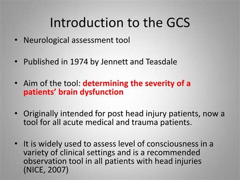 Ppt The Glasgow Coma Scale Gcs Powerpoint Presentation Free