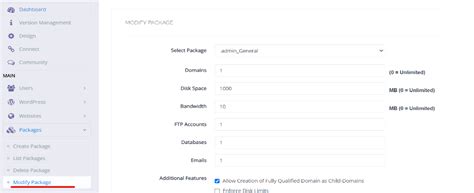 Packages In Cyberpanel Knowledge Base
