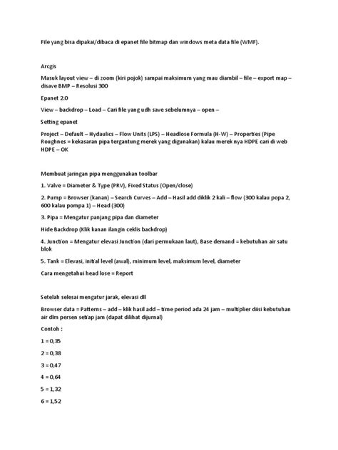 catatan epanet 2 0 pdf