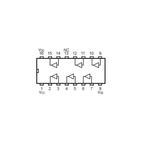 Ic Hex Buffer Non Inverting Ic4010