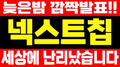 넥스트칩 30배 상승 예언할게요 지금 사세요 세력 심리 작전 다 알려줄게요 넥스트칩주가전망넥스트칩주식넥스트칩전망