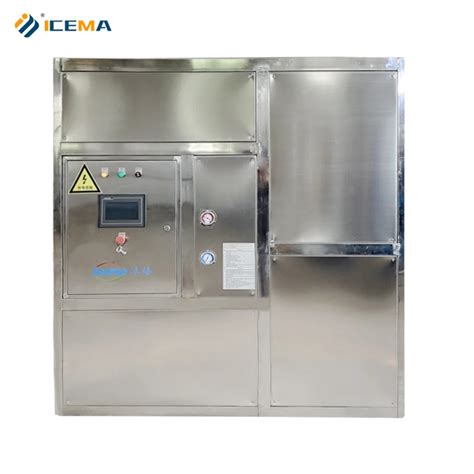 Automatic 3t Industrial Ice Maker Cube For Ice Plant China Automatic 3t Industrial Ice Maker