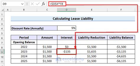How To Calculate Lease Payments In Excel Methods