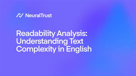 readability analysis understanding text complexity in english