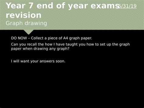 Graph Drawing Guide For Ks3 Teaching Resources