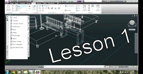 Autocad Architecture Tutorial For Beginners 1 Youtube