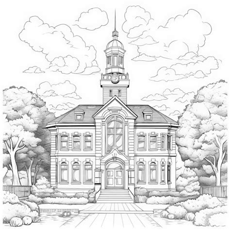 Premium Ai Image Urban Sketch Of European Architecture Generative Ai