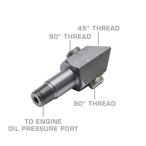 GlowShift | Oil Pressure Adapter for Chevrolet Small Block 305/350