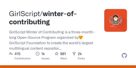 Github Girlscriptwinter Of Contributing Girlscript Winter Of Contributing Is A Three Month