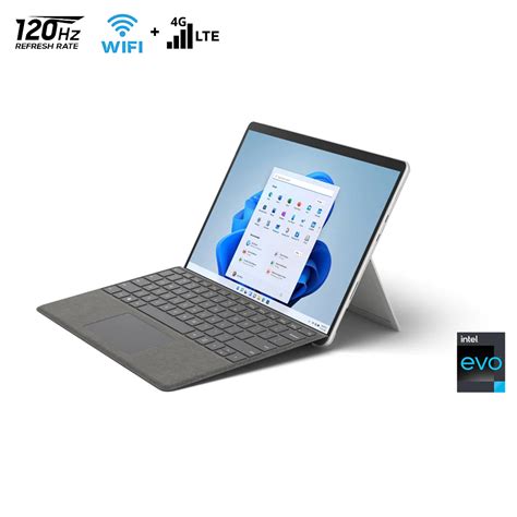 Surface Pro 8 Platinum I5 1145g7 16gb Ram 256gb Ssd Lte 4g Like New